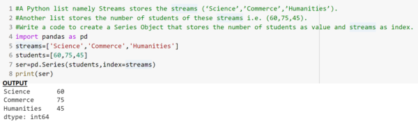 Python Series Practice Questions with Solutions (Part-I Series Creation ...