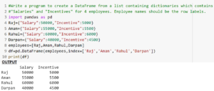 DataFrame Practice Questions with Solutions (Part-I DataFrame Creation) - Study Trigger