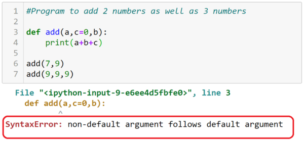 Arguments in Python Function - Study Trigger