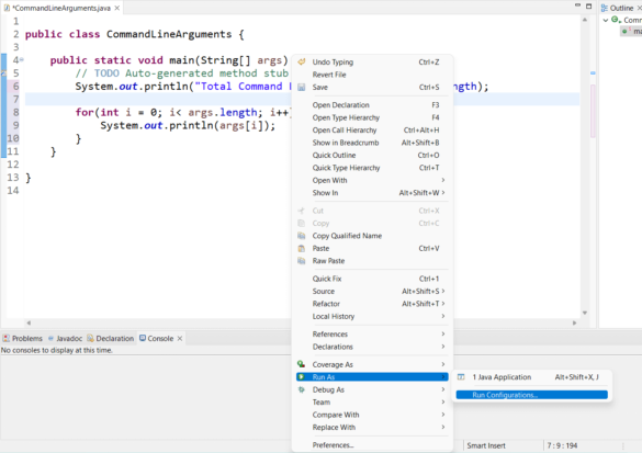 How to Set Up and Configure Command Line Arguments in Eclipse IDE ...