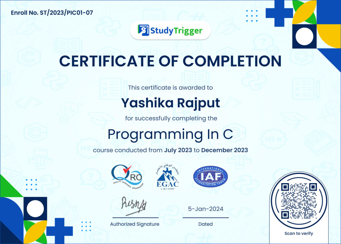 Yashika Rajput - Study Trigger