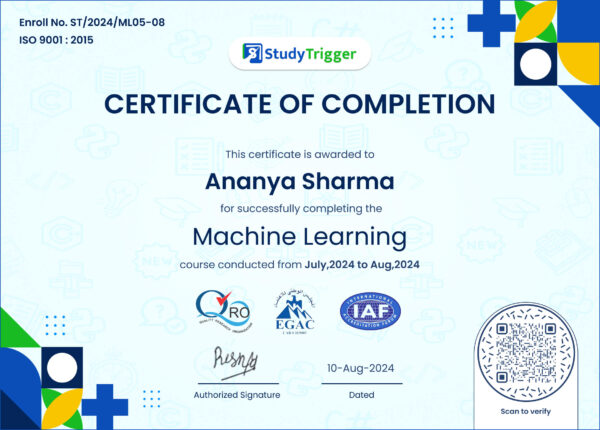 Machine learning Ananya Sharma - Study Trigger