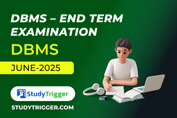 END TERM EXAMINATION - JAVA PROGRAMMING - Study Trigger