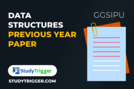 Data Structures - Previous Year Paper - Study Trigger